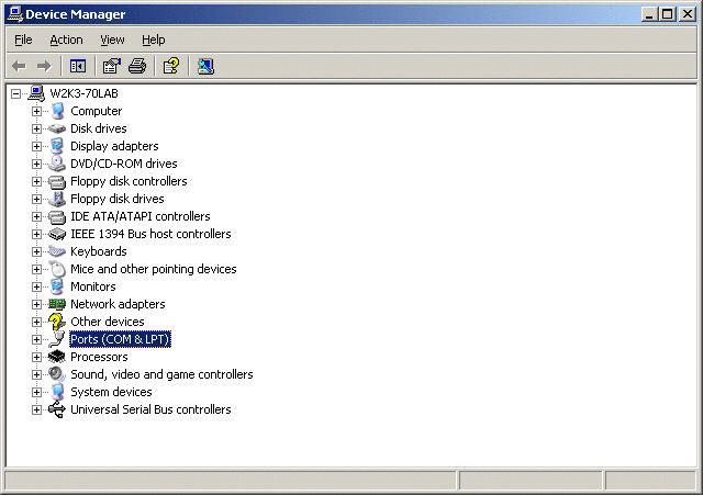 Determine COM Port for Juno Direct Communication